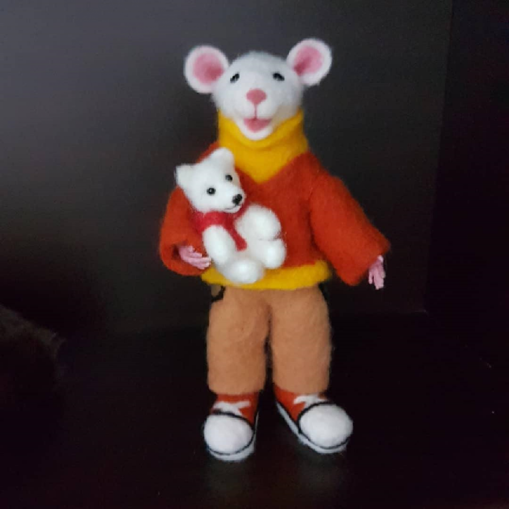Needle Felted Hamster, Wool Felted Mouse | Animal Lover Gift