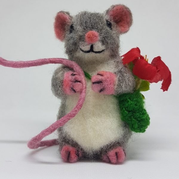 Cute Needle Felted Mouse | Needle Felted Animals