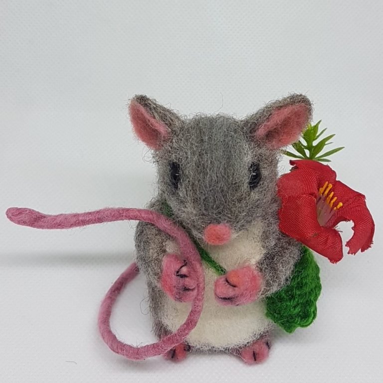 Cute Needle Felted Mouse | Needle Felted Animals