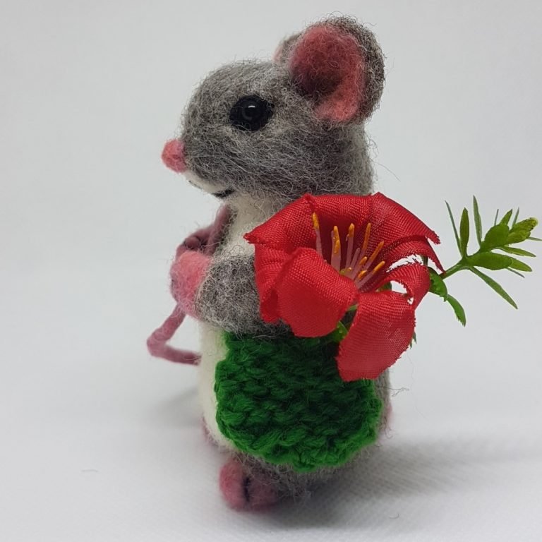 Cute Needle Felted Mouse | Needle Felted Animals