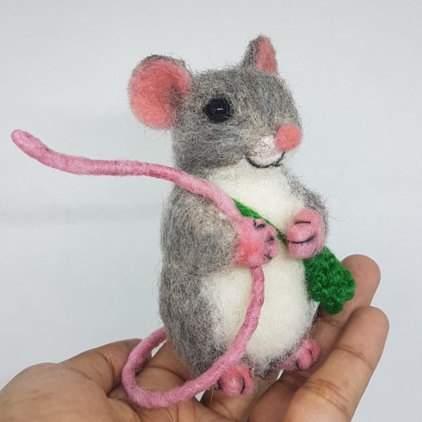 Cute Needle Felted Mouse | Needle Felted Animals
